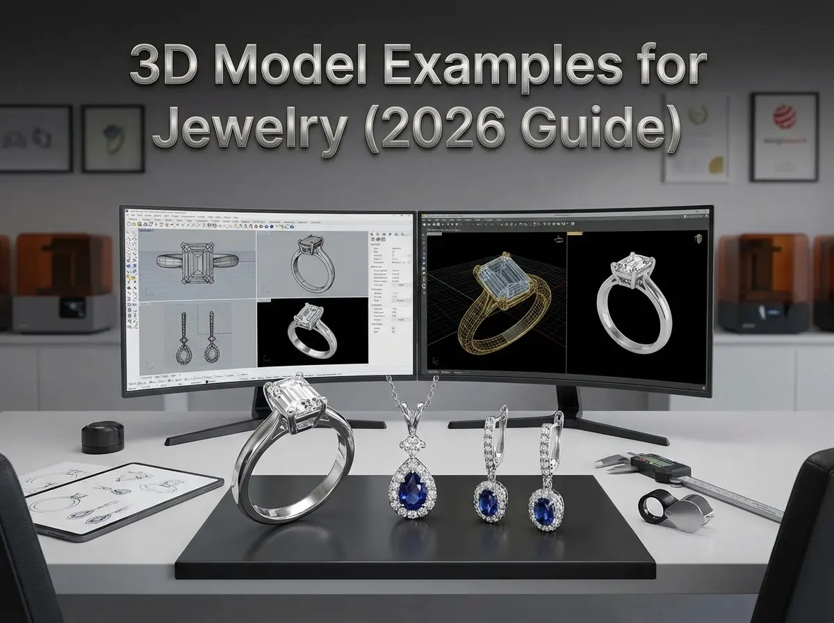 3D Model Examples for Jewelry (2026 Guide)